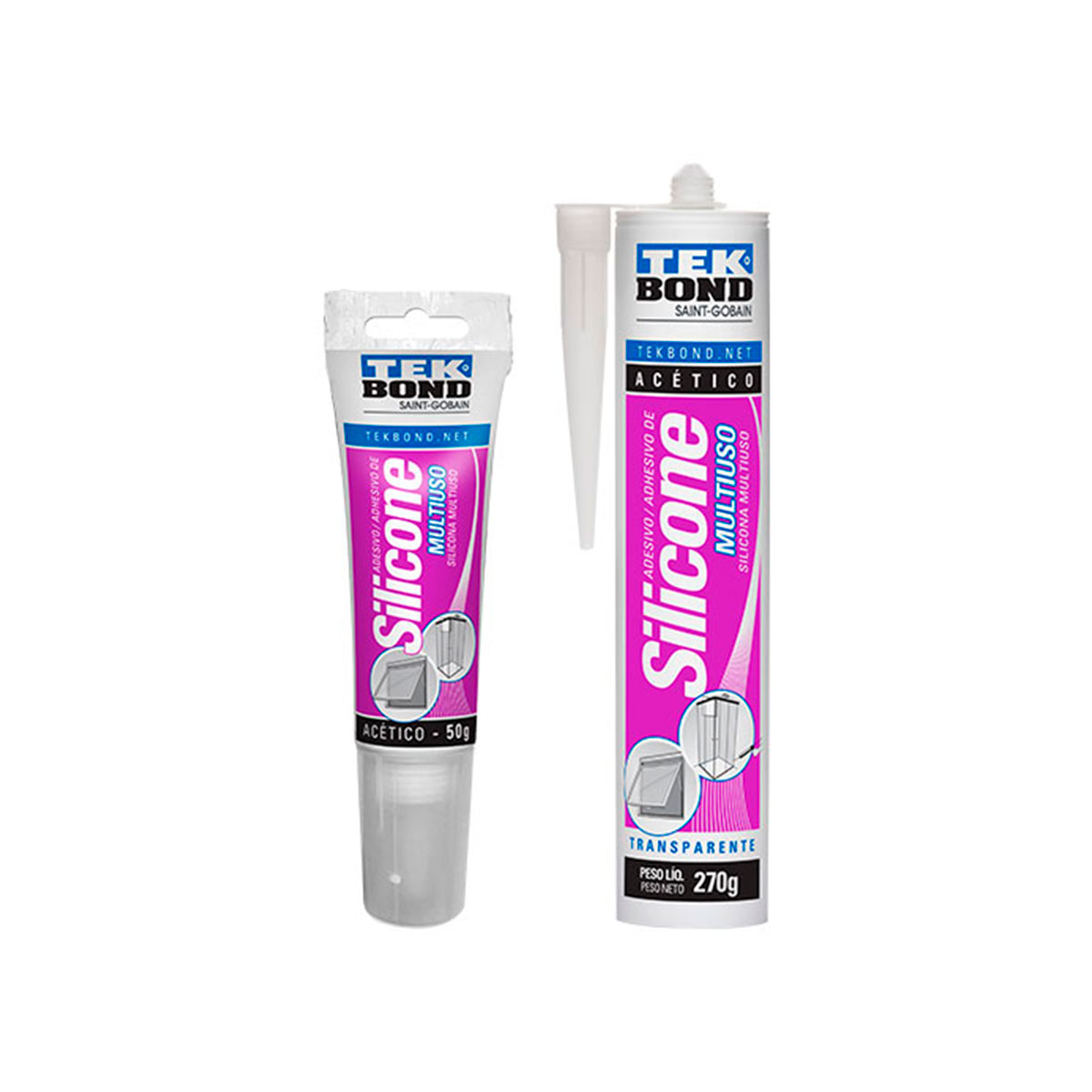 Silicona multiusos tekbond