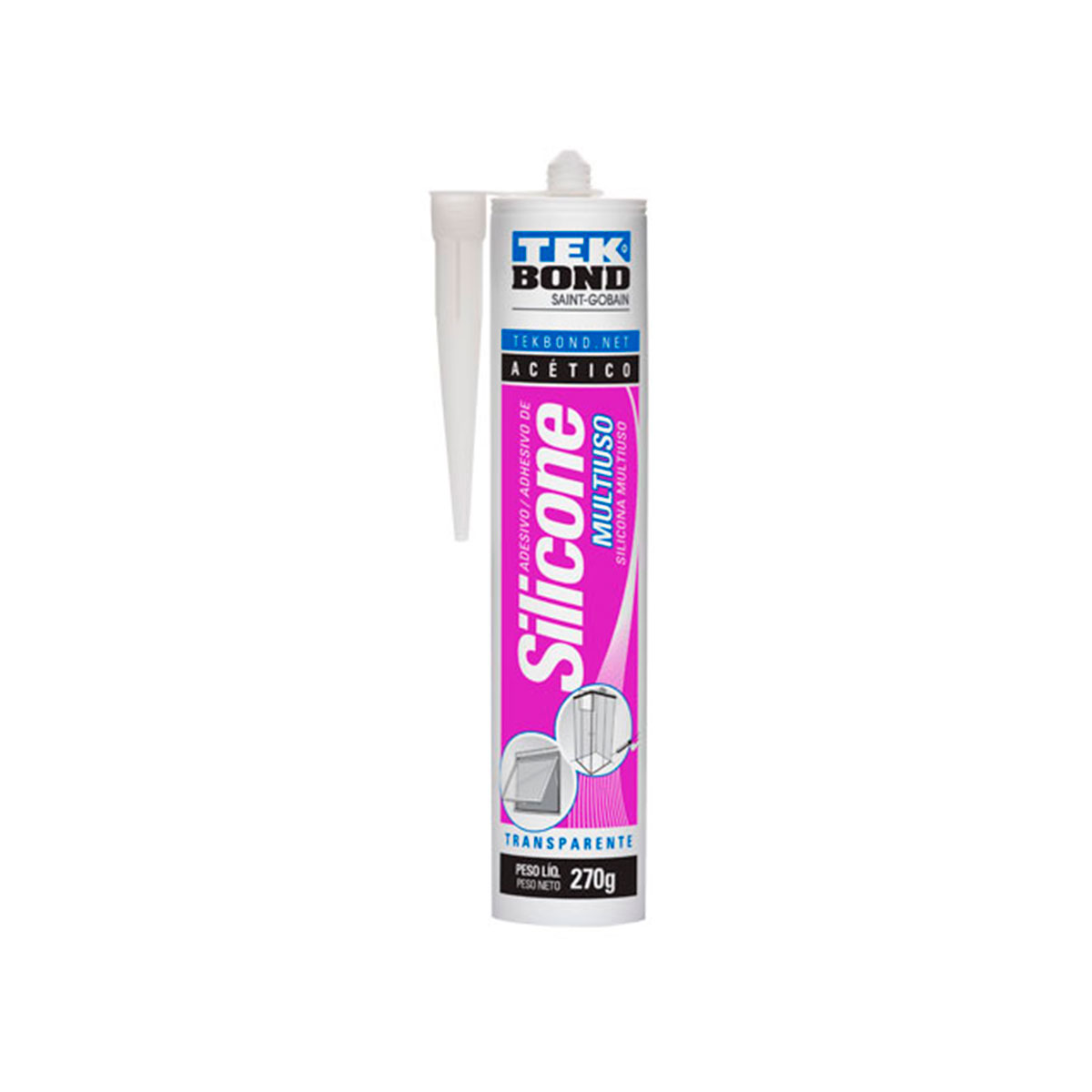 Silicona multiusos tekbond